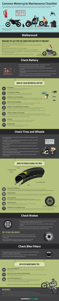 Common Motorcycle Maintenance Checklist