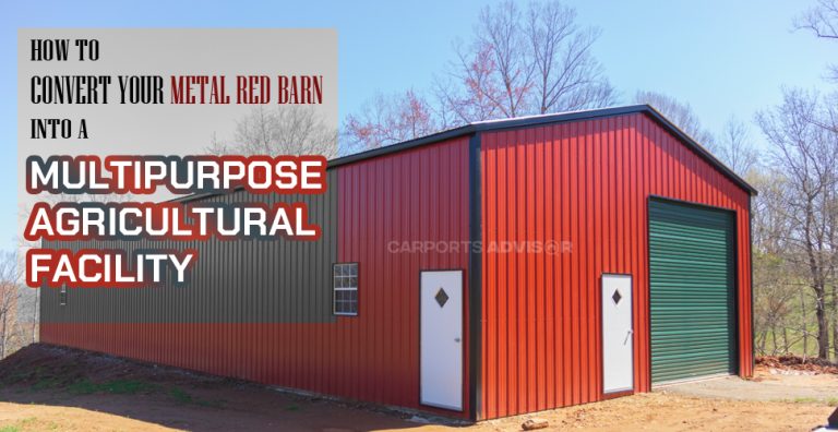 How to Convert Your Metal Red Barn into a Multipurpose Agricultural ...